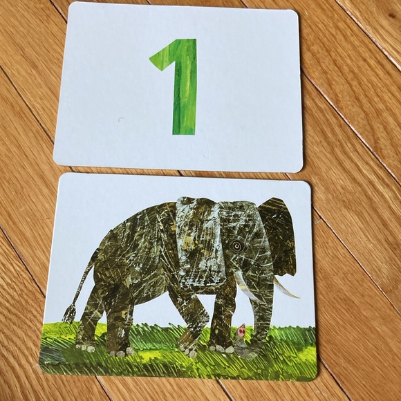 Chronicle Books | Toys | Eric Carle Number Flash Cards | Poshmark